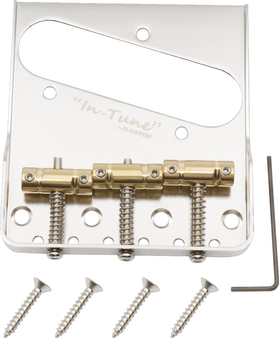 Bridge - Gotoh, Vintage Tele, Cut-Down Sides, In-Tune Saddles, Color ...