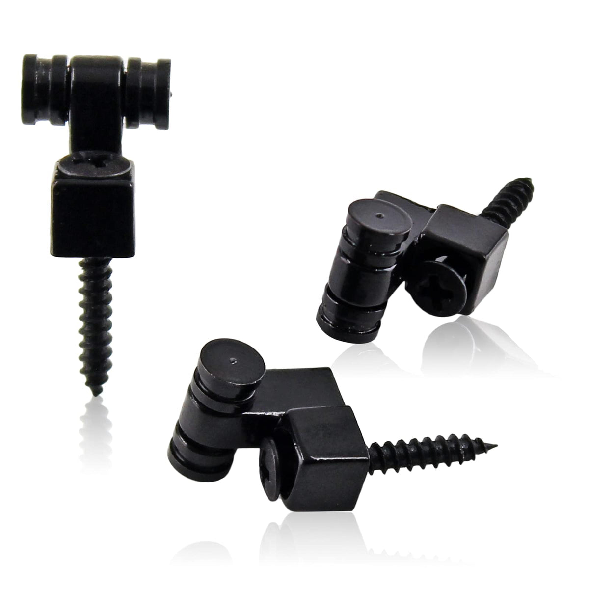 Jersvimc 2 Pcs Guitar Roller String Tree, Black String Tree Retainer ...