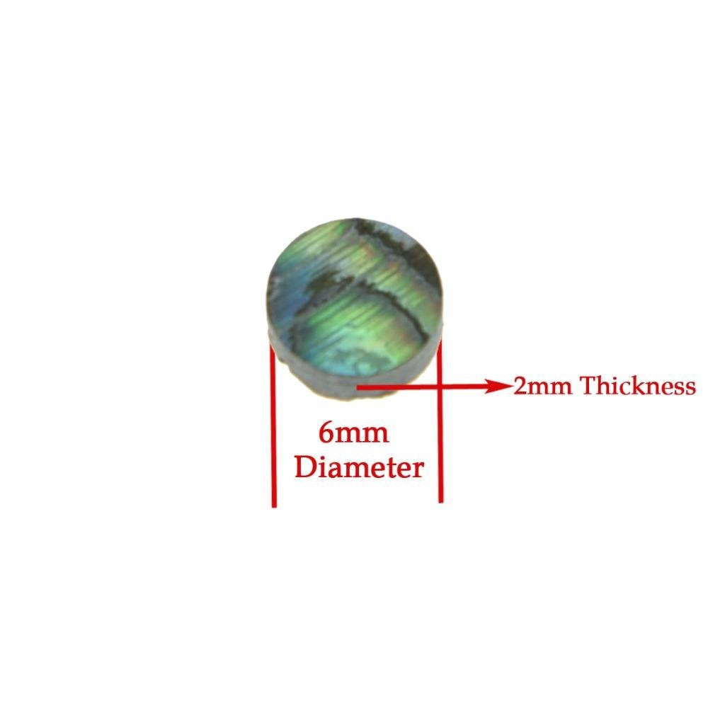 Dopro 20Pcs 6X2Mm Natural Paua Abalone Shell Inlay Fingerboard ...