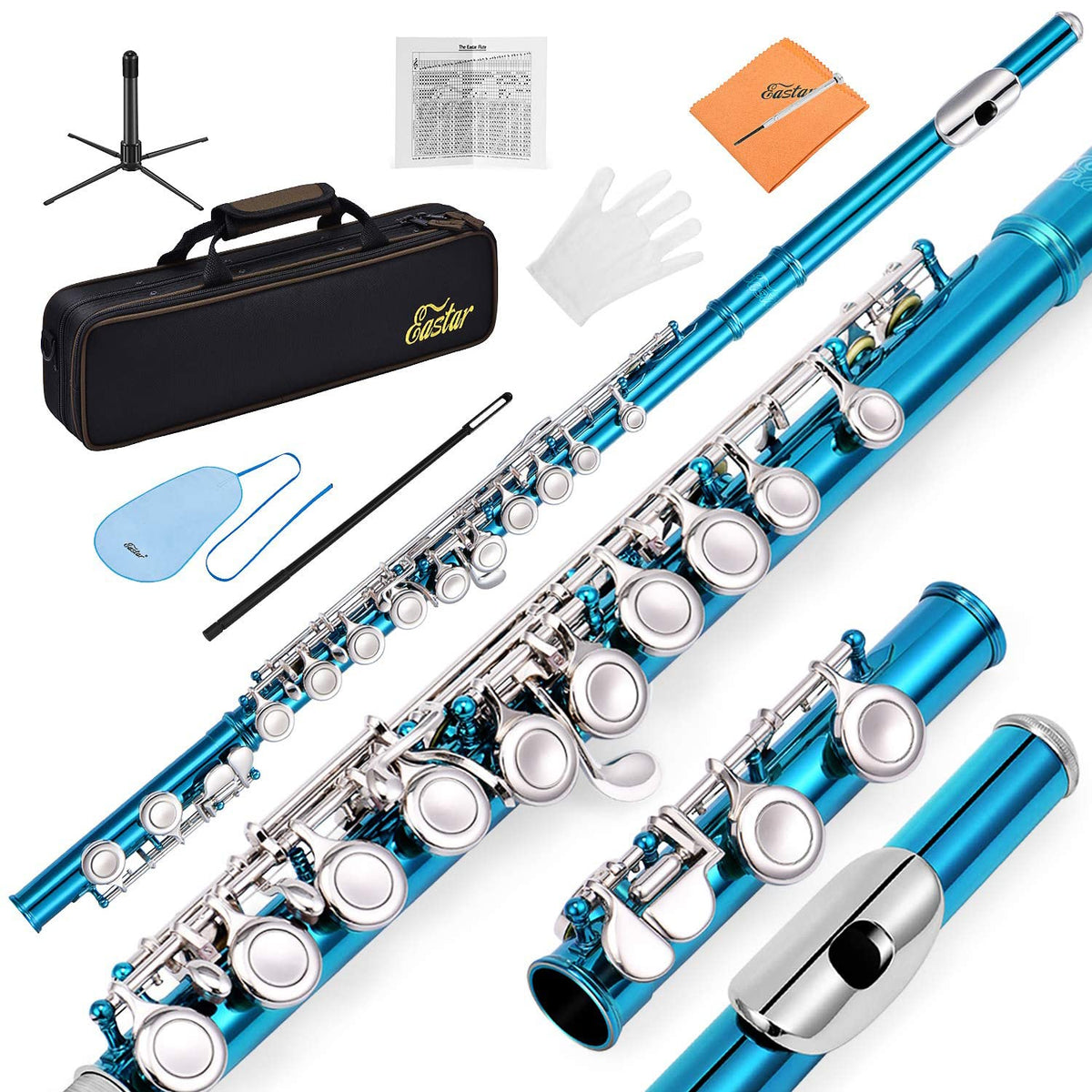 Eastar C Flutes Closed Hole 16 Keys Flute For Beginner Kids Student ...