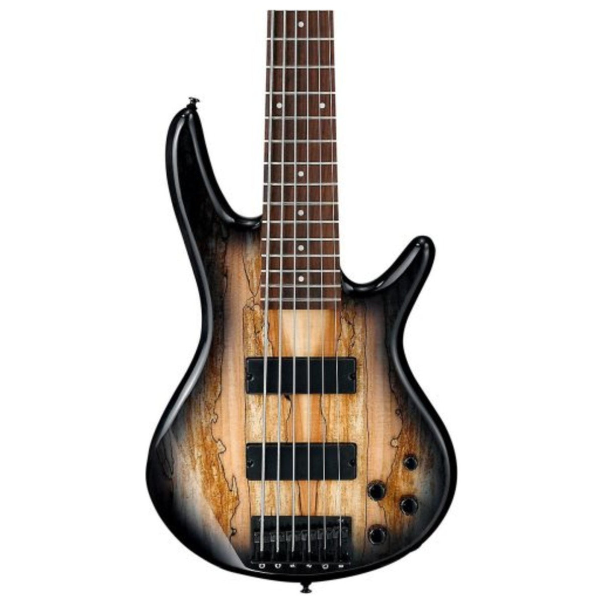 Ibanez Gsr206Sm Ngt Natural Grey Burst Spalt Top 6-String Electric Bass ...