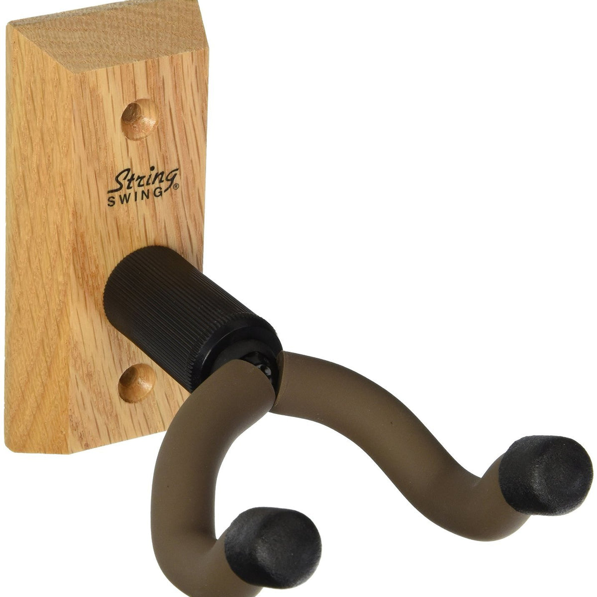 String Swing - 4 Pack Oak Wall Mount Guitar Hanger - Guitar Hook For ...