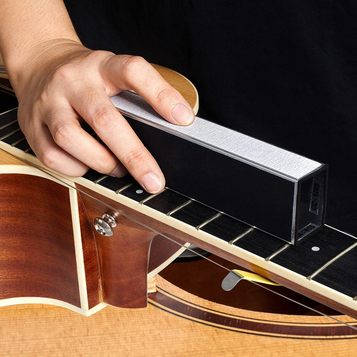 Guitar Fingerboard Luthier Tools Set Includes 8 '' Guitar Fret Leveling ...